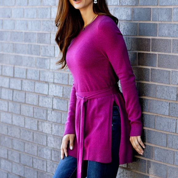 Christopher Fischer | Sweaters | Christopher Fischer Pandora Belted ...